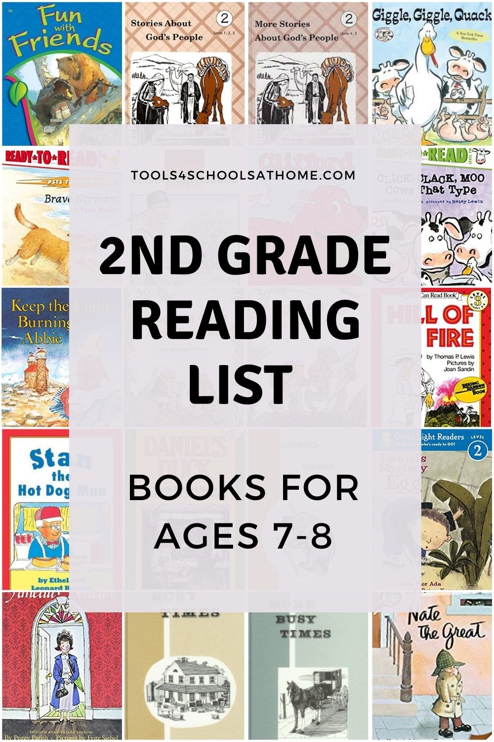 2nd Grade Reading List Books For Ages 7 8 Tools 4 Schools At Home