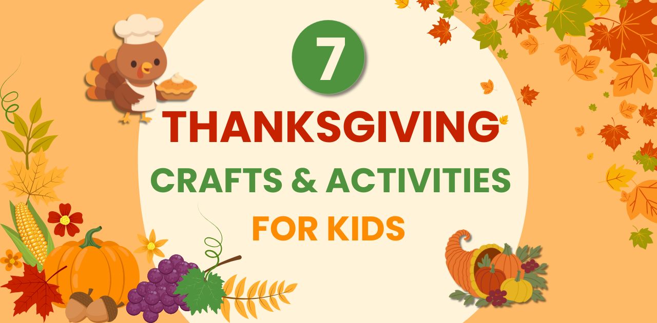 7 Thanksgiving Crafts and Activities for Kids - Tools 4 Schools at Home